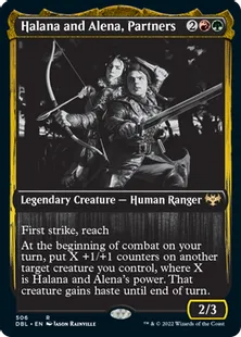 《結ばれた者、ハラナとアレイナ/Halana and Alena, Partners》[DBL] 金R – HobbyShopTOM MTG ...