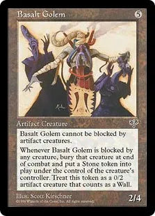 《玄武岩のゴーレム/Basalt Golem》[MIR] 茶U – HobbyShopTOM MTG&FaB専門通販