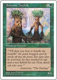 《鉄の根の樹人族/Ironroot Treefolk》[5ED] 緑C – HobbyShopTOM MTG&FaB専門通販